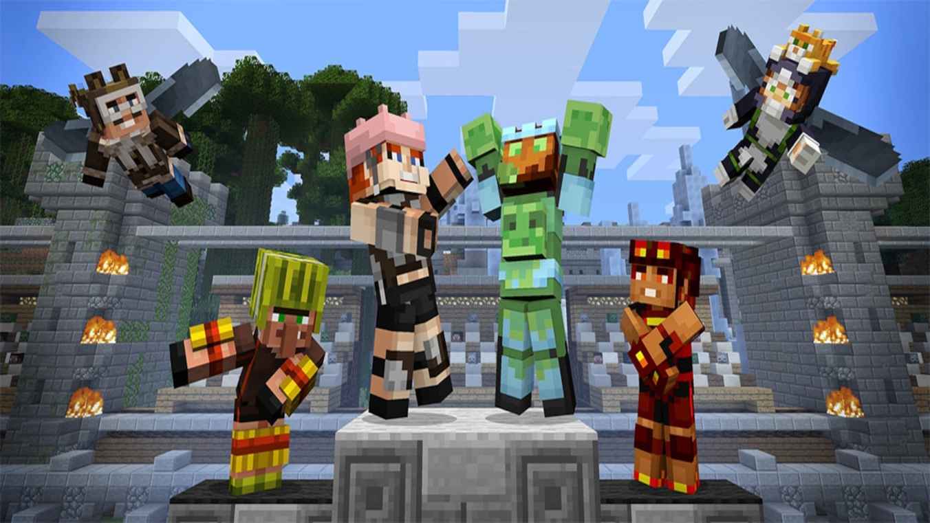 Minecraft - Mini Game Heroes Skin Pack DLC AR XBOX One CD Key | Buy ...