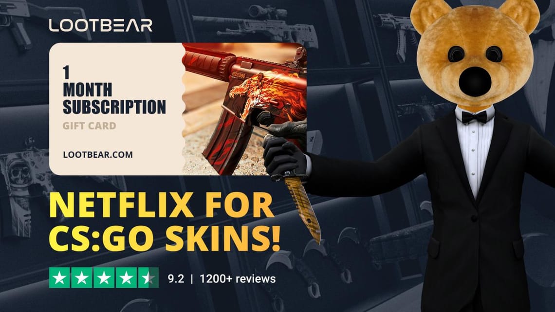 Lootbear 1 Month Subscription Gift Card | Buy cheap on Kinguin.net