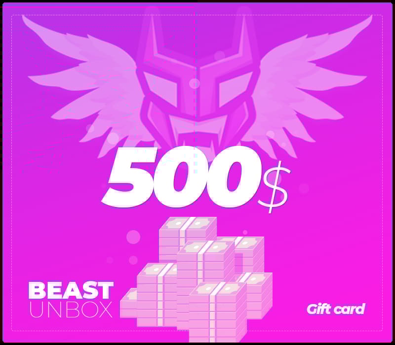 BeastUnbox.com $500 Gift Card | Compra más barato en Kinguin
