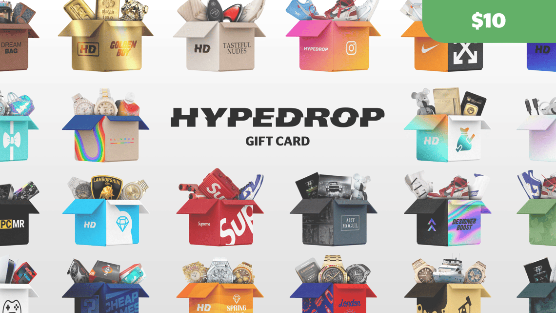 10$ HypeDrop Gift Card 10 USD Prepaid Code | G2PLAY.NET