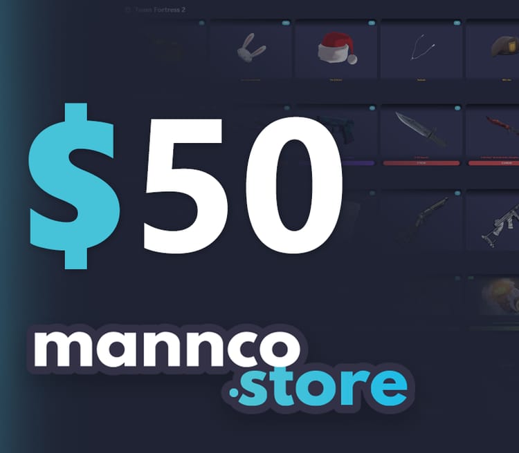 Mannco.store $50 Gift Card | Buy cheap on Kinguin.net