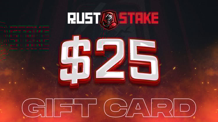 RustStake $25 Gift Card | Buy cheap on Kinguin.net
